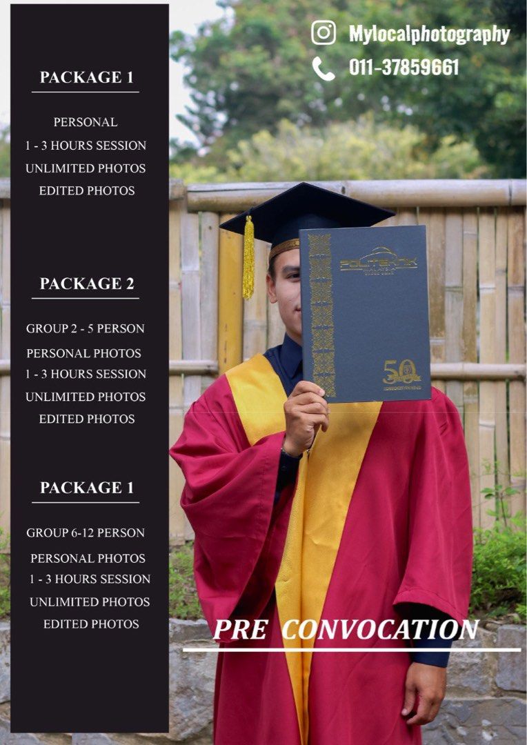 Convocation Graduation photoshoot, Services, Others on Carousell
