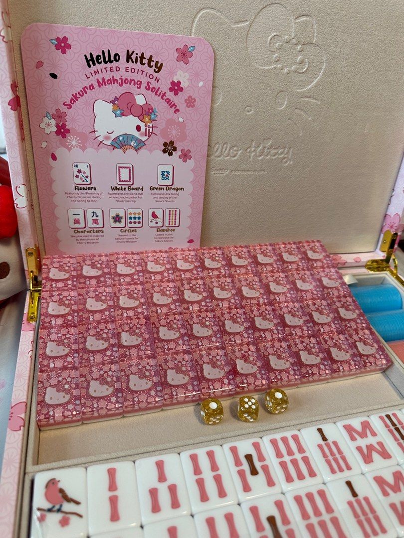 CPCM Limited Edition Hello Kitty Sakura Mahjong Solitaire!, Hobbies ...