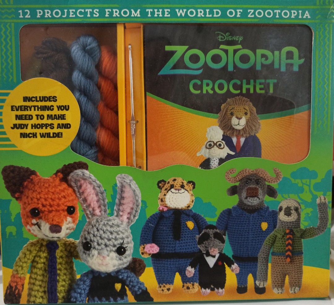Crochet Kits (Peanuts and Zootopia) on Carousell