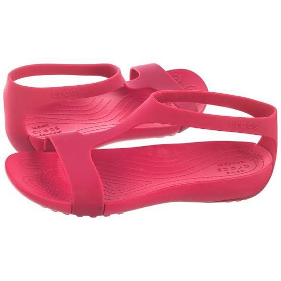 Crocs Serena Sandals for Women W8, Women's Fashion, Footwear, Flats & Sandals on Carousell