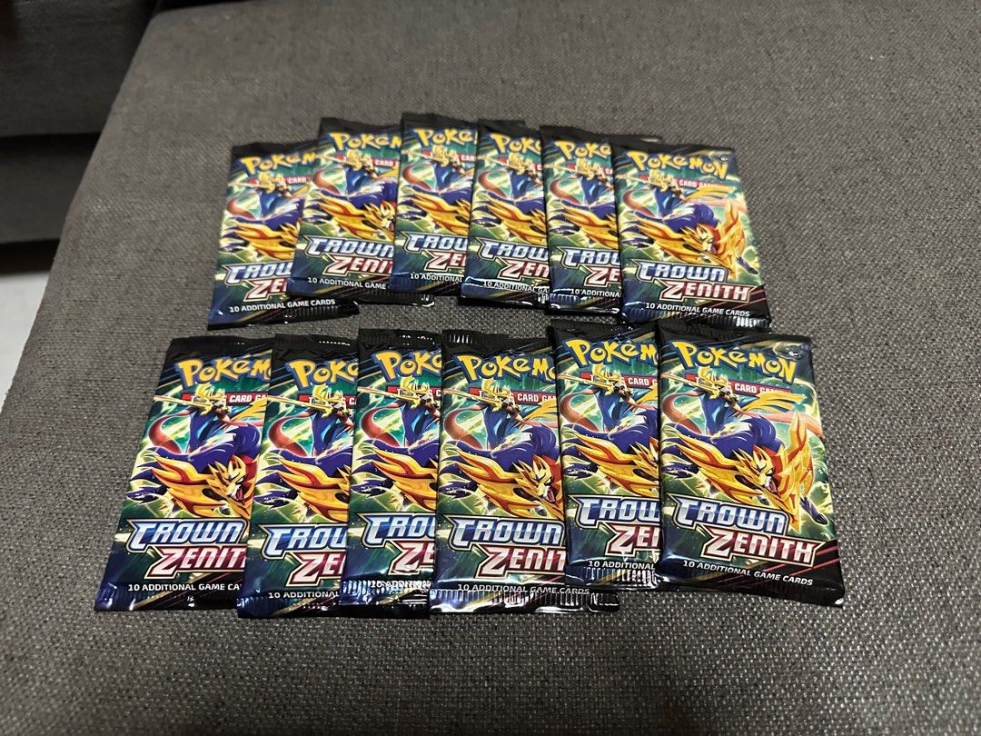 Crown Zenith booster pack, Hobbies & Toys, Toys & Games on Carousell