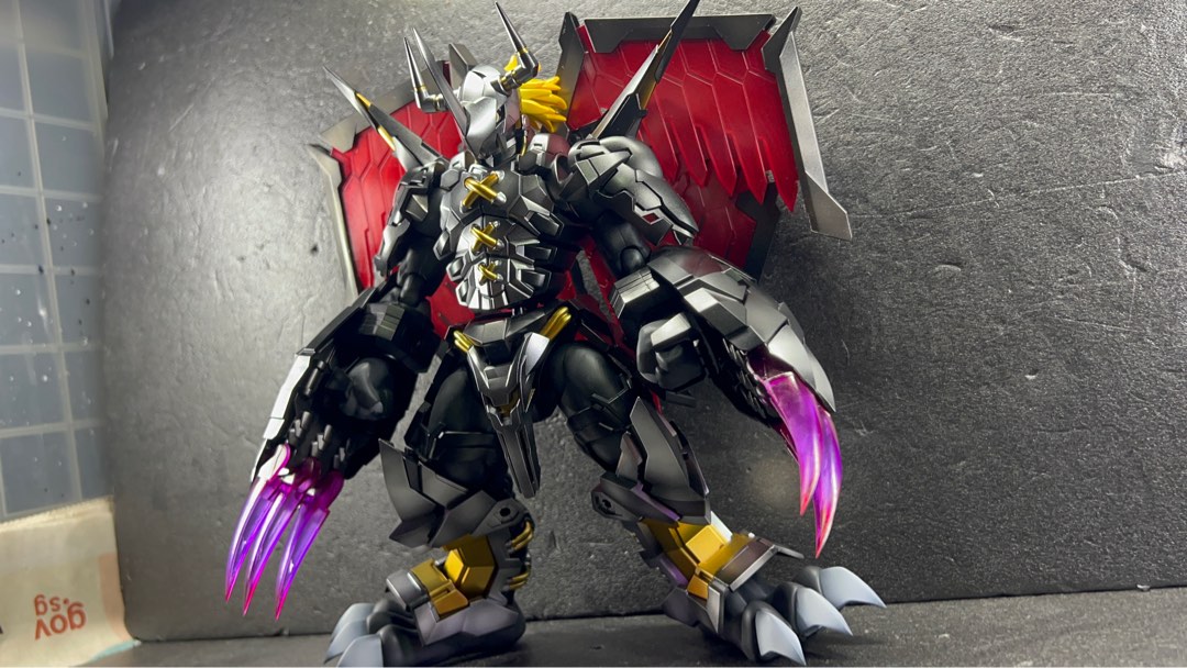 Custom painted Figure Rise Standard Dark Wargreymon, Hobbies & Toys ...