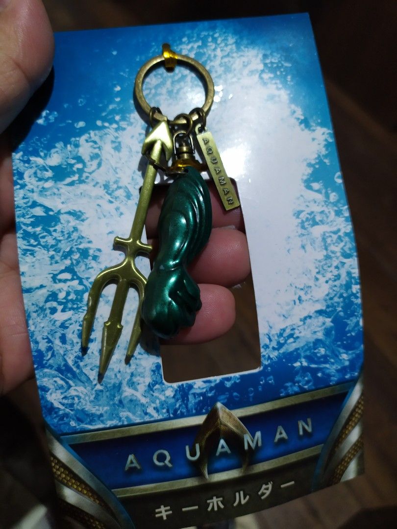 Dc comics Aquaman keychain metal, Hobbies & Toys, Toys & Games on Carousell