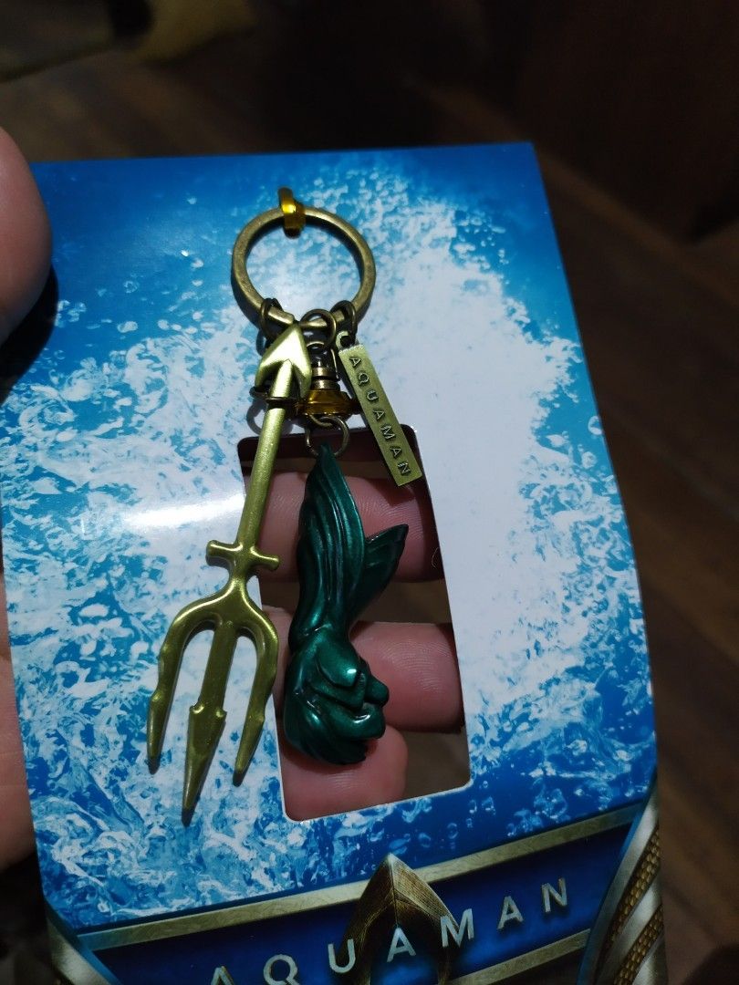 Dc comics Aquaman keychain metal, Hobbies & Toys, Toys & Games on Carousell