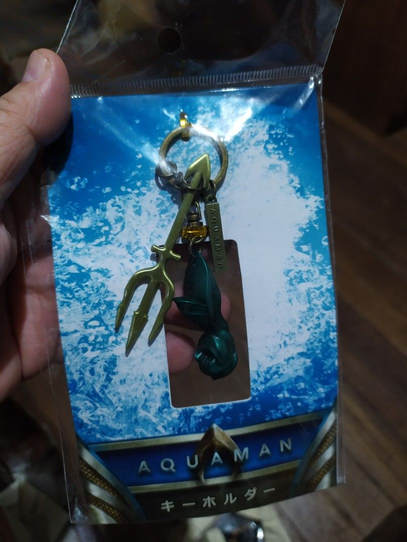 Dc comics Aquaman keychain metal, Hobbies & Toys, Toys & Games on Carousell