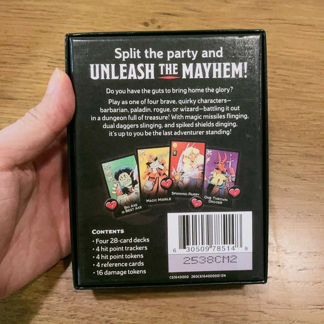 D&D Dungeon Mayhem Card Game, Hobbies & Toys, Toys & Games on Carousell