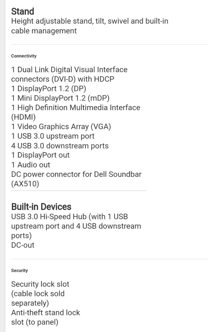 Ultrawide Dell Monitor U2913wm, Computers & Tech, Office & Business ...