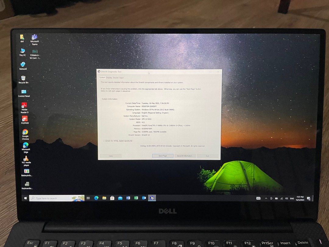 Dell XPS 13- 9343, i7-5th Gen, 8 GB, 256GB SSD (Touchpad), Computers ...