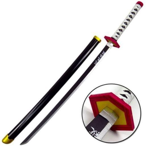 Demon Slayer Giyu Cosplay wooden sword, Hobbies & Toys, Toys & Games on ...