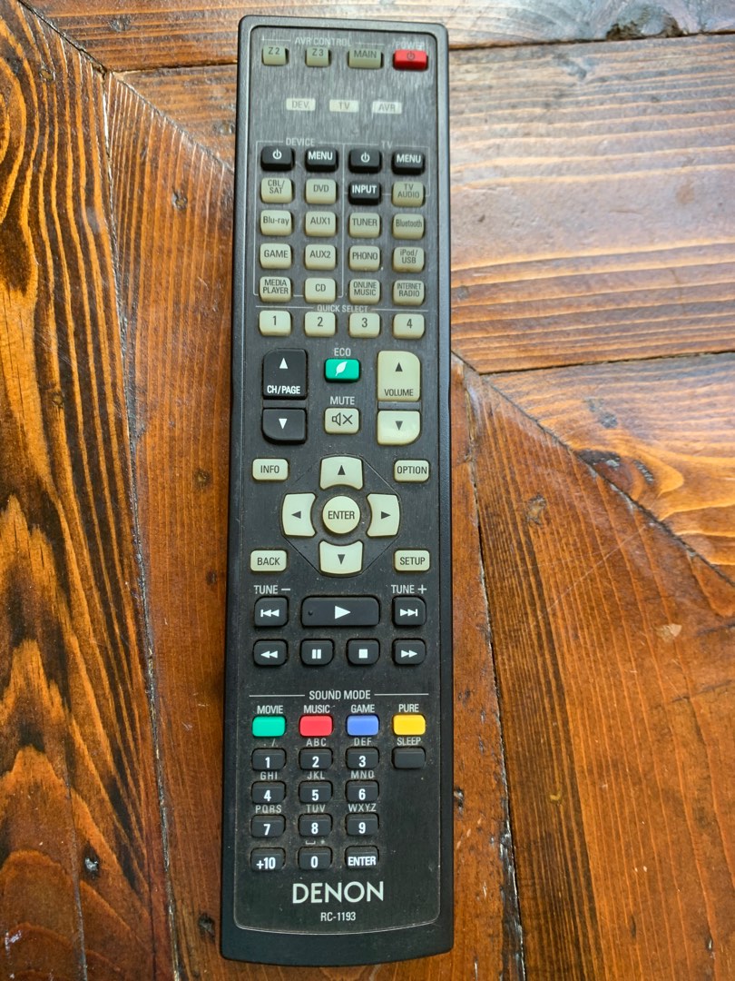 Denon AVR REMOTE CONTROL, Audio, Other Audio Equipment on Carousell