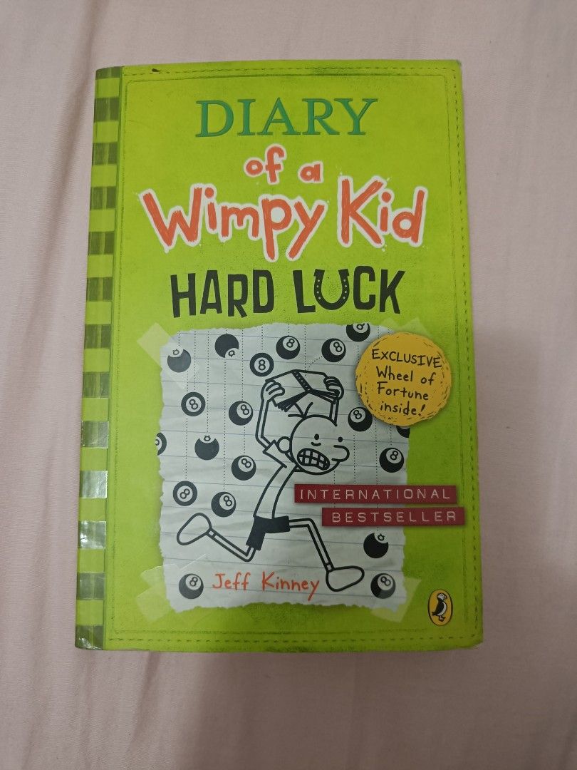 Diary Of A Wimpy Kid- HARD LUCK BY JEFF KINNEY, Hobbies & Toys, Books ...