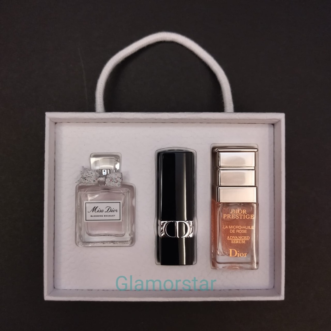 DIOR DISCOVERY SET SELECTION OF 3 SKINCARE, FRAGRANCE AND MAKEUP ...
