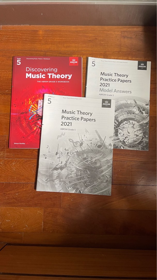 Discovering Music Theory grade 5 ABRSM, Music Theory practice papers G5, Hobbies & Toys, Music ...