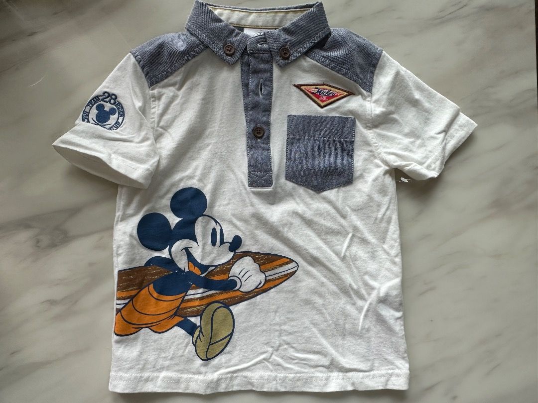 Disney Mickey Mouse Polo Shirt, Babies & Kids, Babies & Kids Fashion on ...