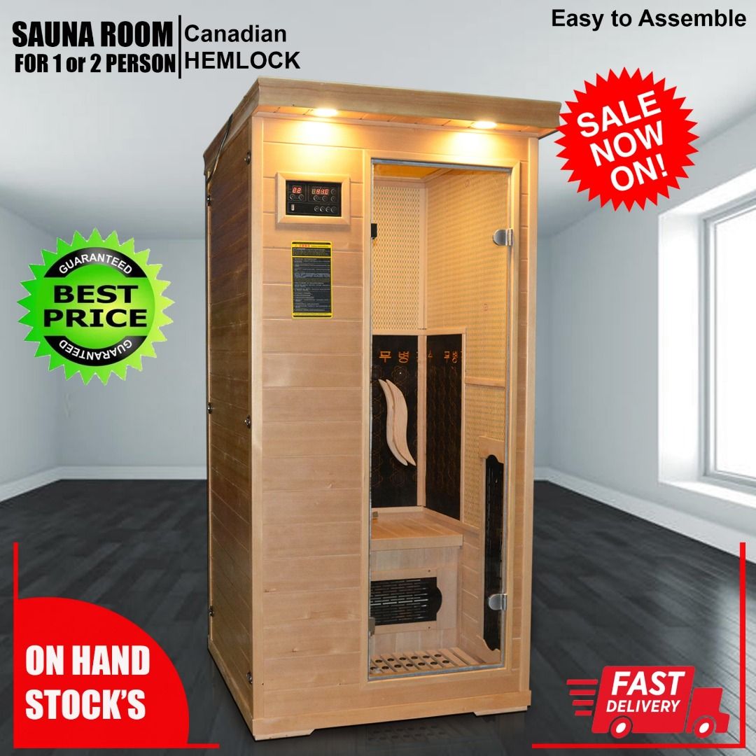 Dry Sauna infrared Steam Room / Sauna Room Good for 1 to 2 Seaters on ...