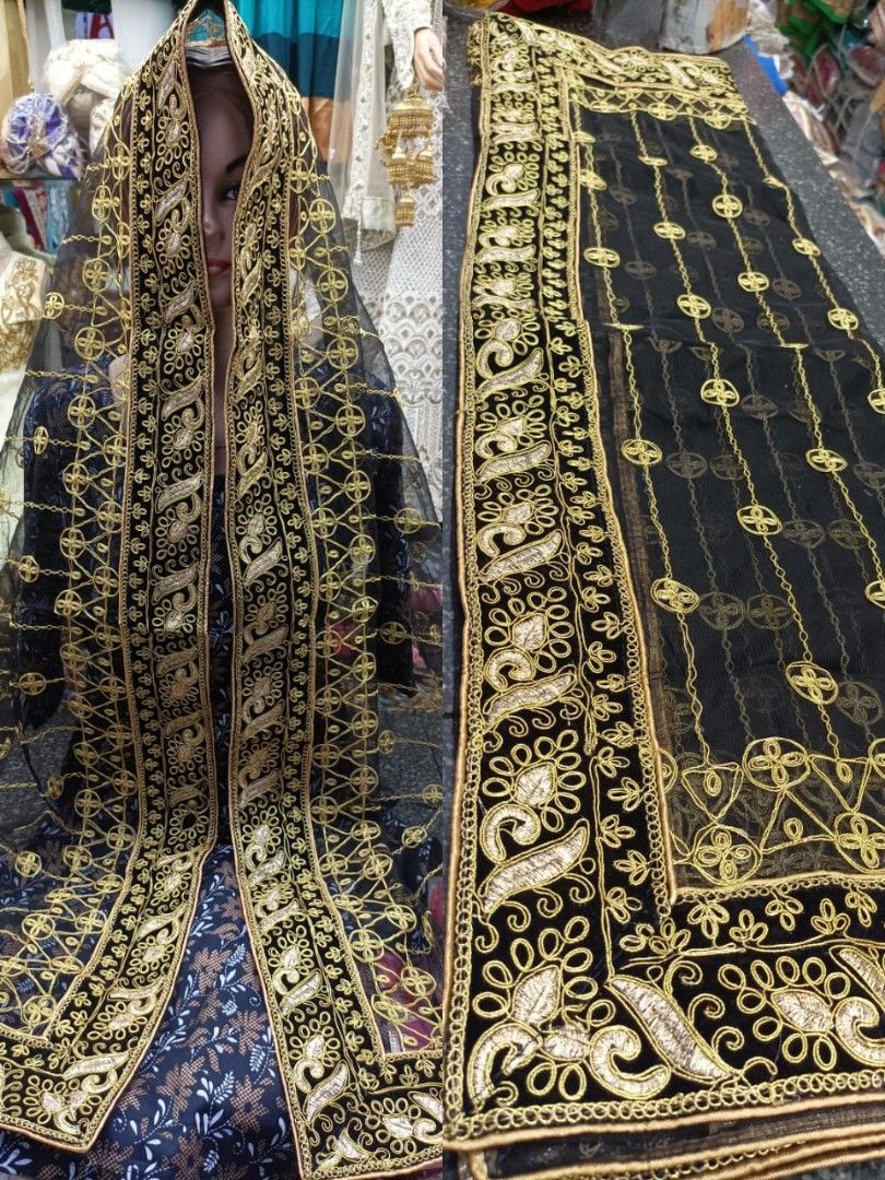 Dupatta Selendang Syal Sarong Adat Bugis Makassar Lampung Mataram ...