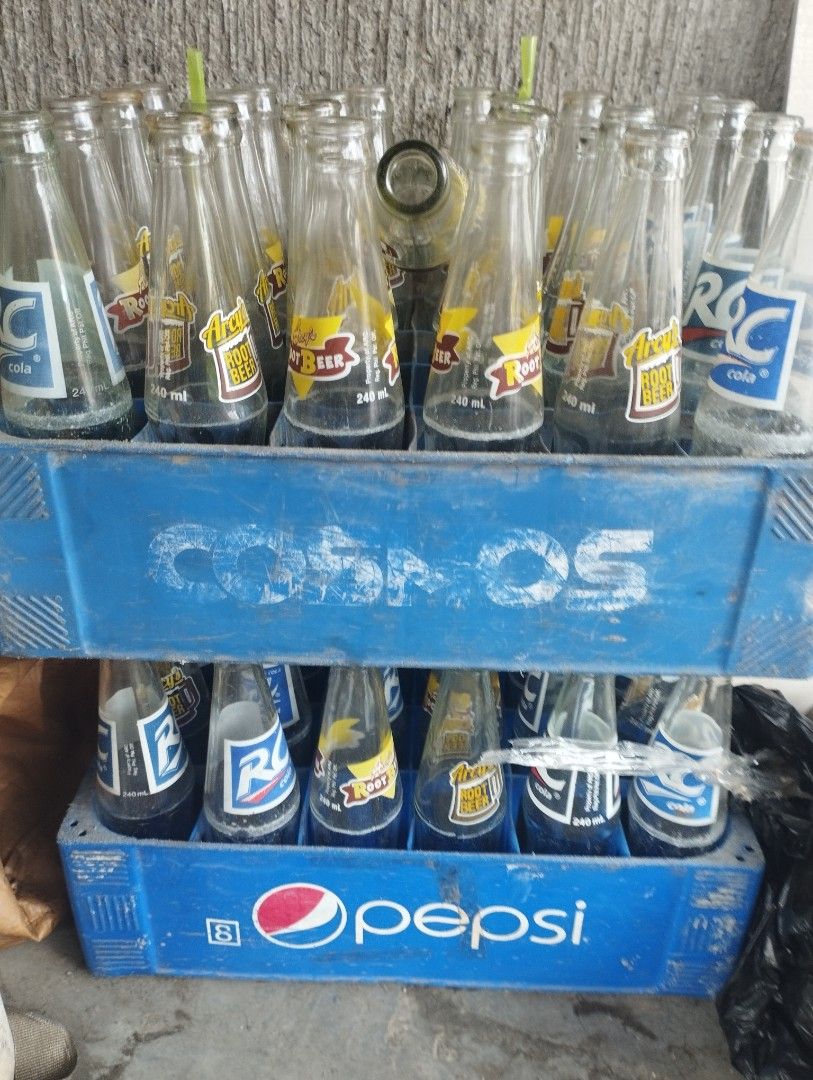 Empty Bottles RC Cola ,Arcy Rootbeer on Carousell