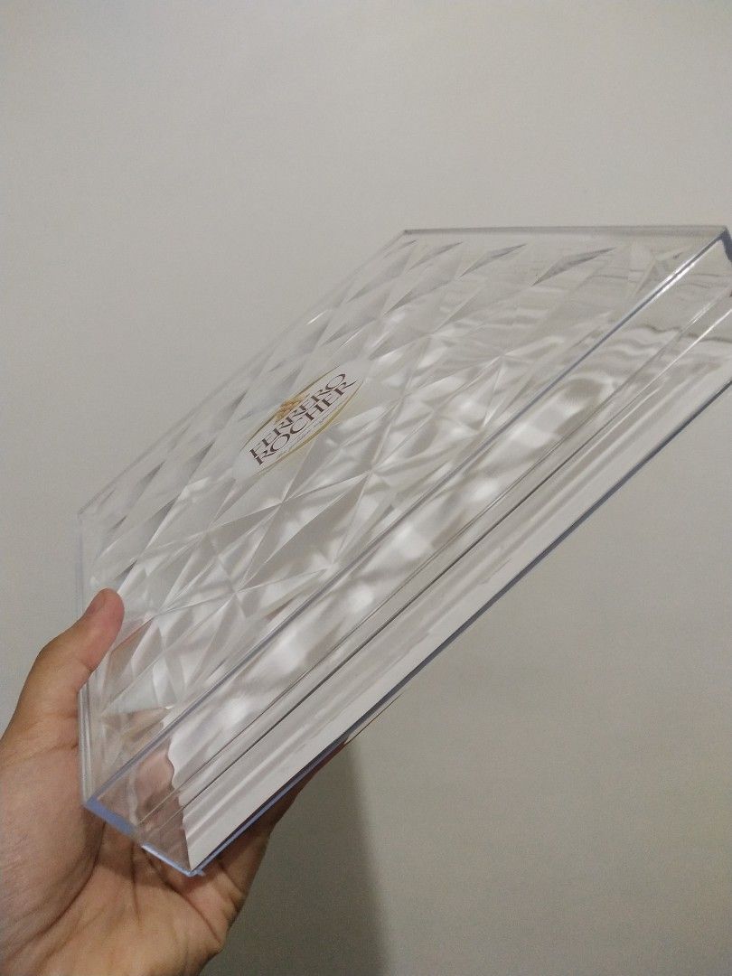 Empty Ferrero Rocher Transparent Box, Furniture & Home Living, Home ...