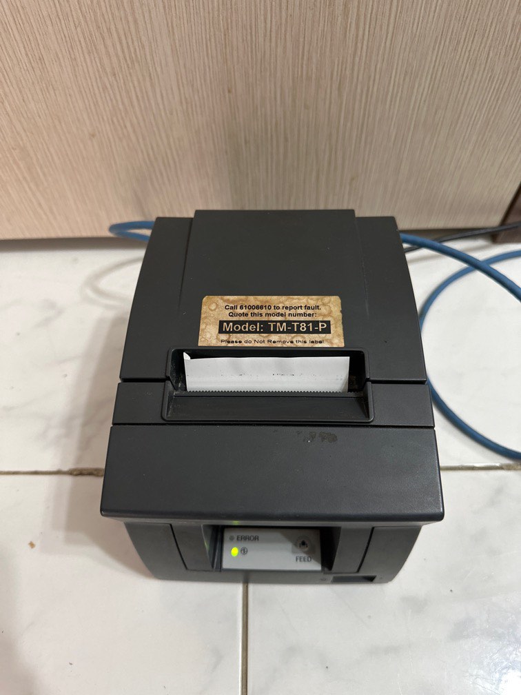 Epson TM-T81 Point of sale cashier printer, Computers & Tech, Printers ...
