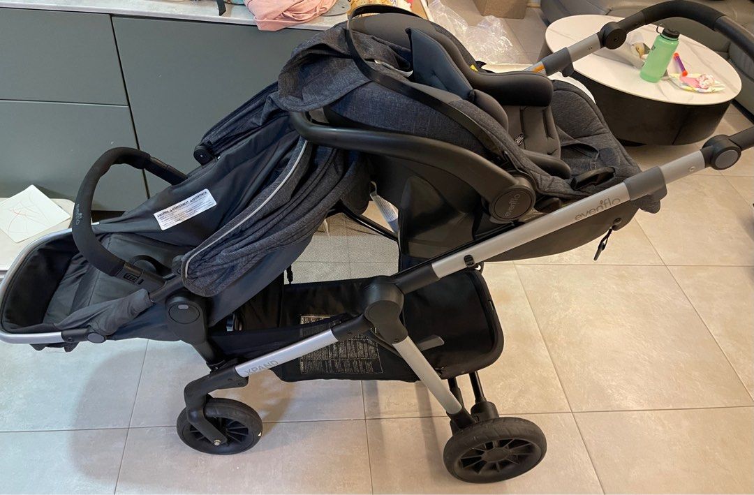 Evenflo Pivot Expand Modular Travel System with Safe Max Infant Car ...