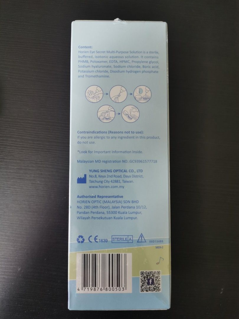 Eye secret multipurpose solution 360ml, Beauty & Personal Care, Vision ...