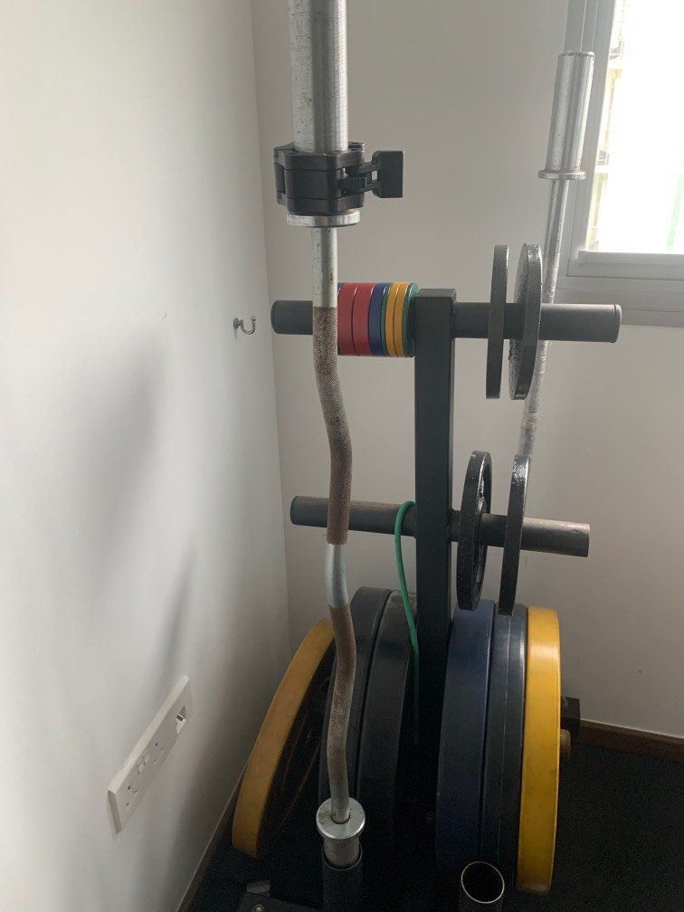 Ez bar, Sports Equipment, Exercise & Fitness, Weights & Dumbbells on ...