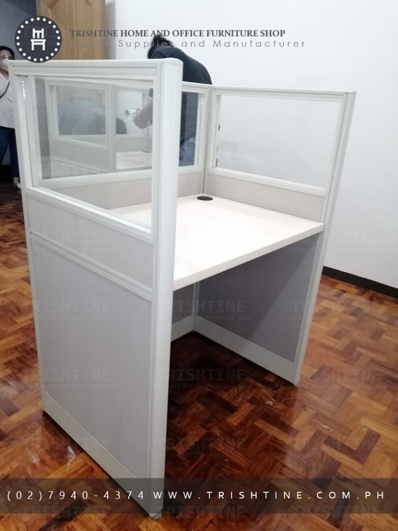 Fabric with Glass Solo Cubicle, Furniture & Home Living, Furniture ...