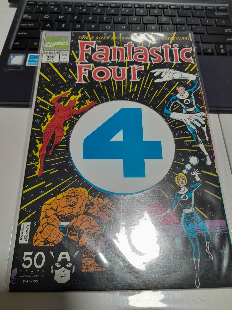 Fantastic Four #358 First Appearance Paibok the Power Skrull Marvel ...