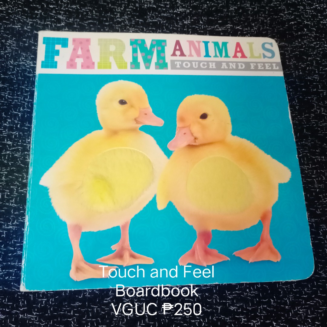 Farm Animals Touch and Feel Book on Carousell
