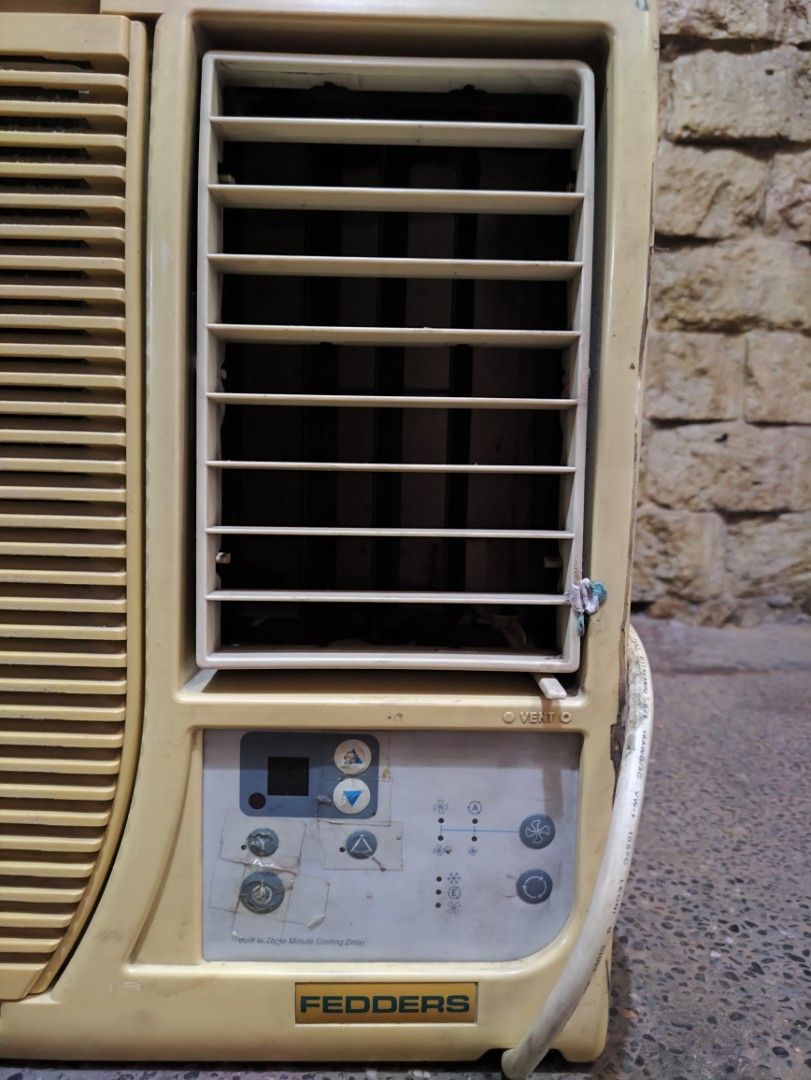 Fedders window type Aircon 1hp, TV & Home Appliances, Air Conditioning ...