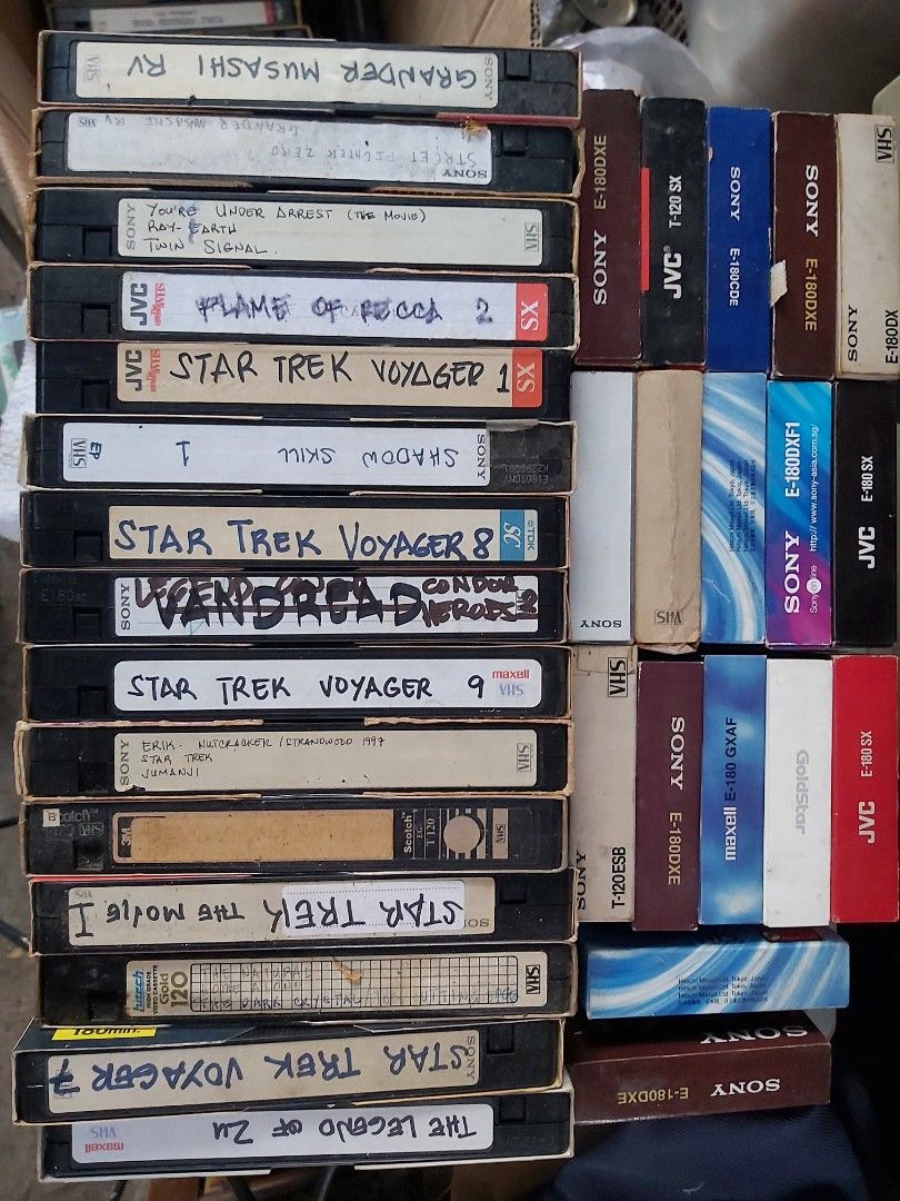 FOR SALE 86 PCS VHS TAPE on Carousell