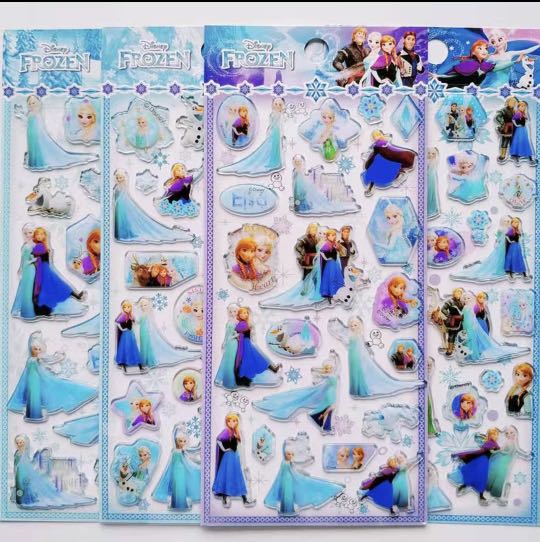 frozen elsa stickers $3, Hobbies & Toys, Stationery & Craft, Handmade ...