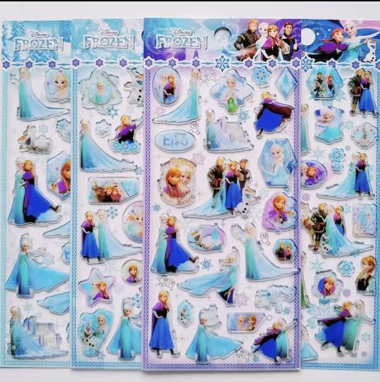 frozen elsa stickers $3, Hobbies & Toys, Stationery & Craft, Handmade ...