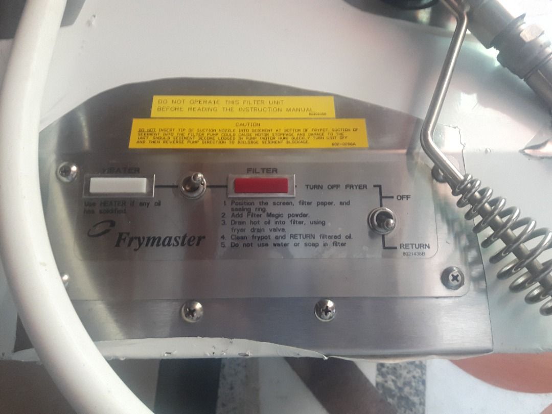 Frymaster PF50 Electric Powered Oil Filtration Machine 50 lb Capacity ...