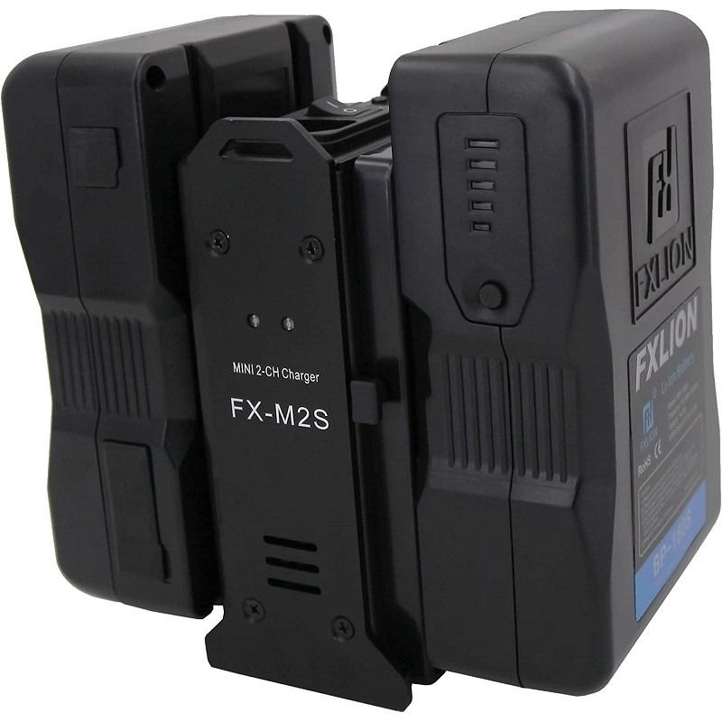 FXLION FX-M2S Dual Slot V-Mount Battery Charger, Photography ...