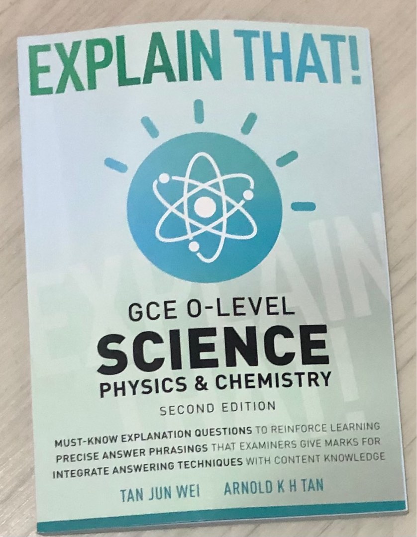 GCE O Level Science Physics and Chemistry quick revision book, Hobbies ...