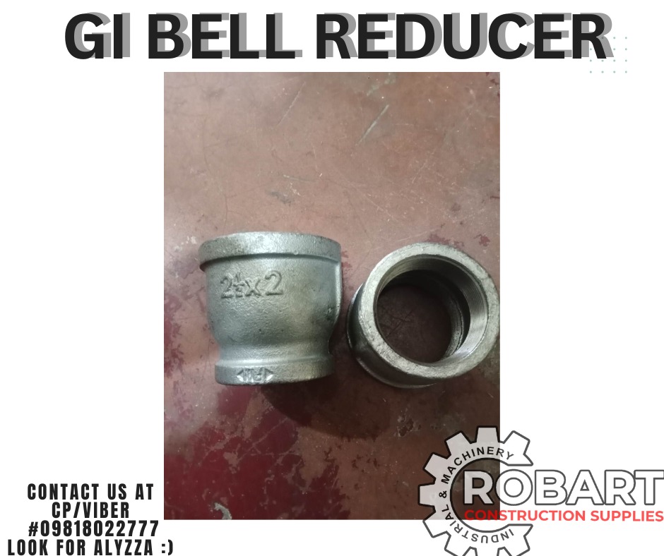 GI BELL REDUCER, Commercial & Industrial, Construction Tools ...