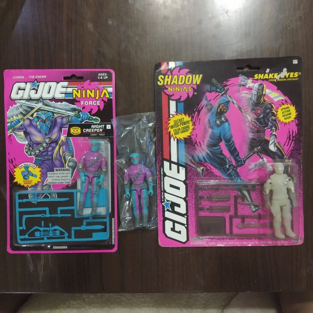 G.I.Joe Shadow Ninja Snake Eyes Ninja Force Night Creeper GI Joe GIJoe ...