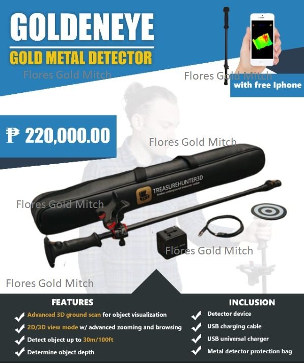 Golden Eye 3D scanner Metal and Gold detector, Furniture & Home Living ...