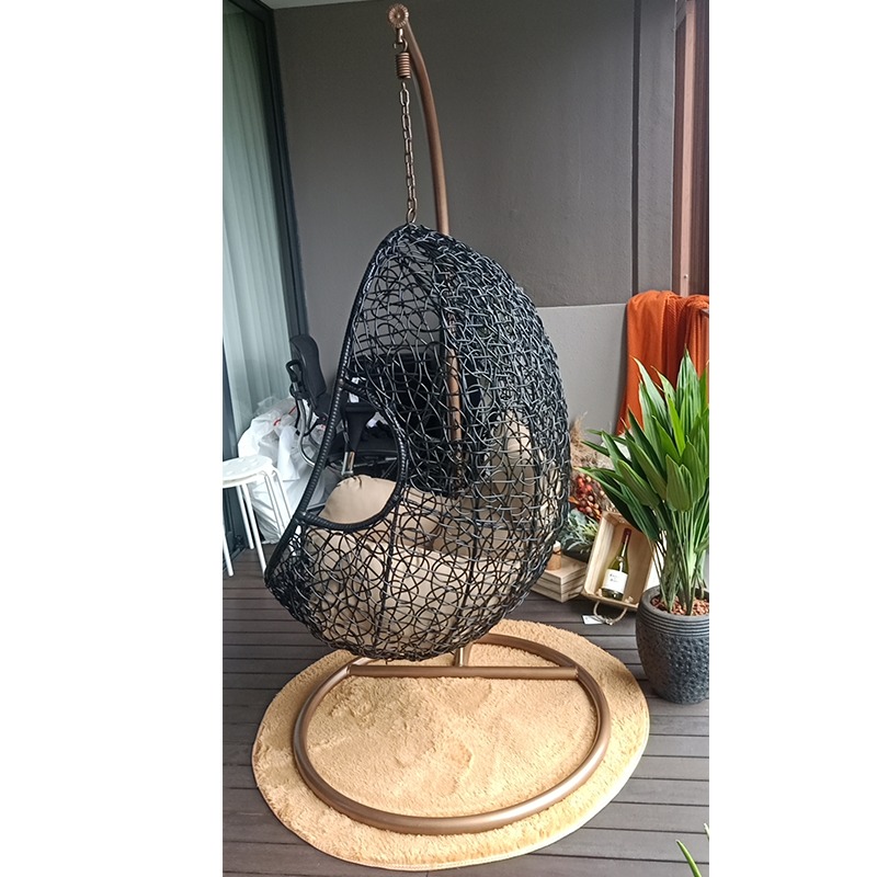 Hanging Chair COD!!Swing Chair Free Install Black/White, Furniture ...