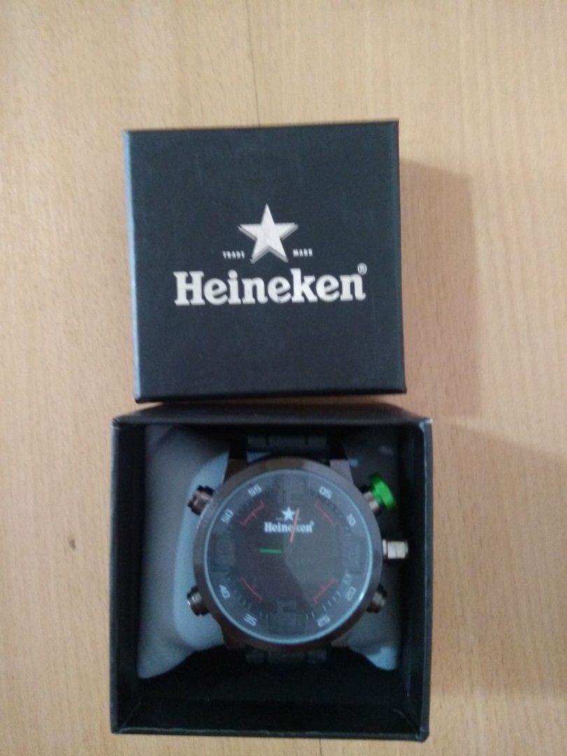 Heineken watch 3 for $5, Men's Fashion, Watches & Accessories, Watches ...