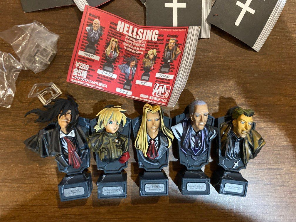 Hellsing figure gashapon bust , Hobbies & Toys, Toys & Games on Carousell
