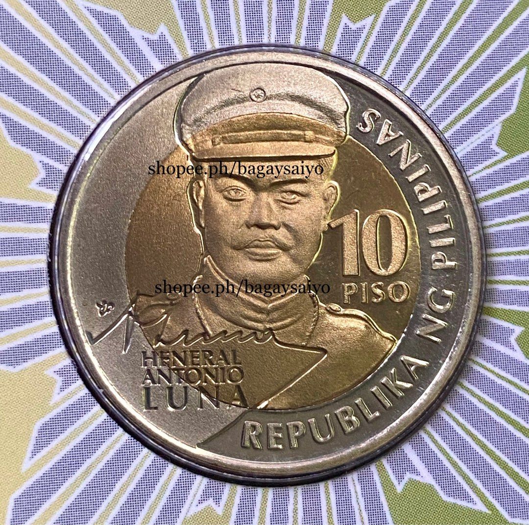 Heneral ANTONIO LUNA Philippine Commemorative Coin Official BSP Mint ...