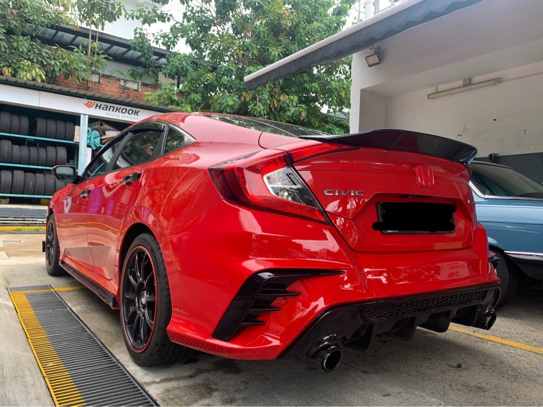 Honda Civic FC type r spoiler / FC450 spoiler / modular spoiler / Rs spoiler / ducktail spoiler ...