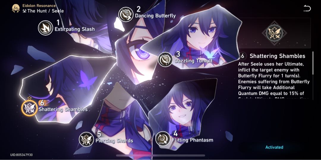 E6 Seele + 10 SSRs TB 65 Honkai Star Rail, Video Gaming, Gaming ...