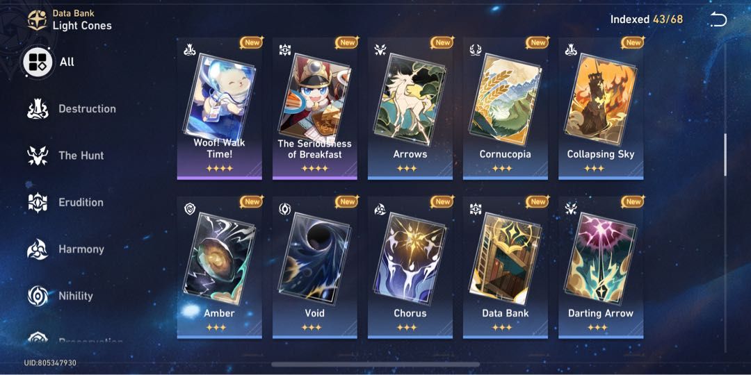 E6 Seele + 10 SSRs TB 65 Honkai Star Rail, Video Gaming, Gaming ...