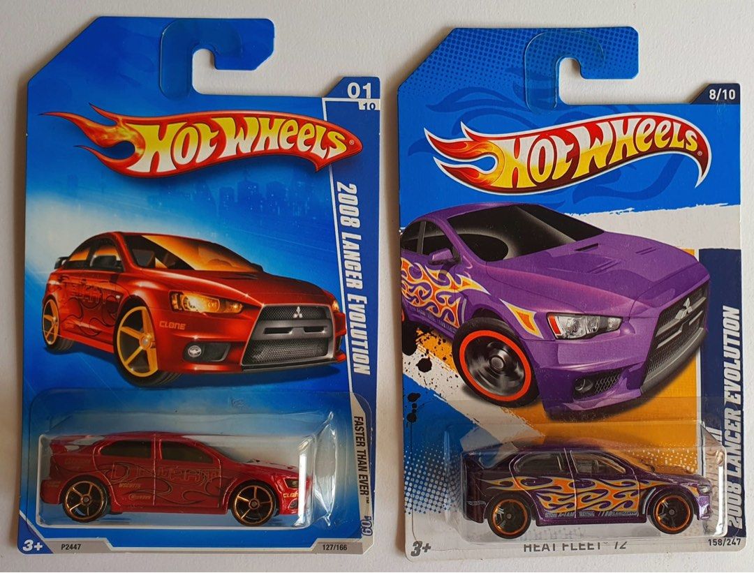 Hot Wheels Lancer Evolution Set, Hobbies & Toys, Toys & Games on Carousell