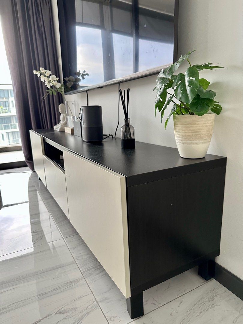 IKEA besta TV Console 180cm, Furniture & Home Living, Furniture, TV ...