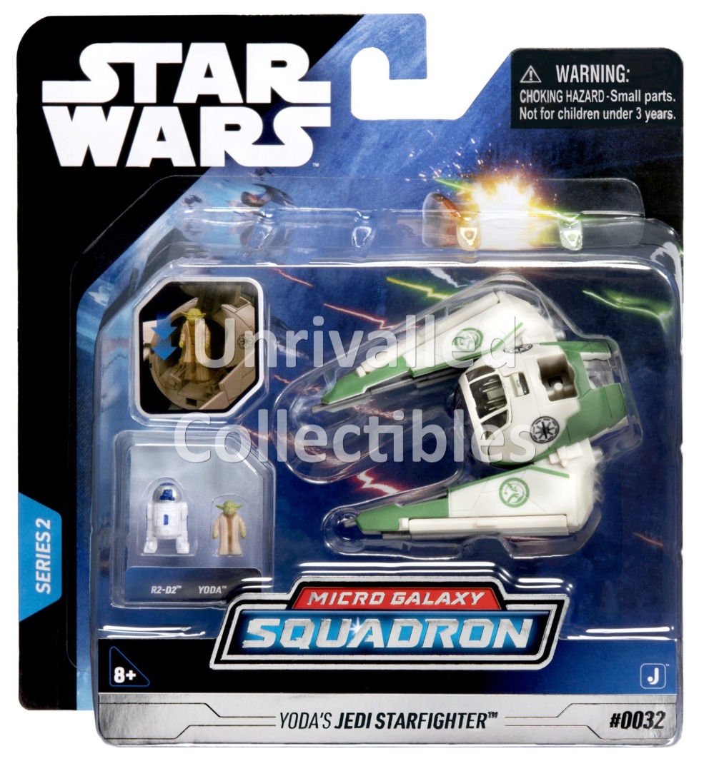 [In Hand] Jazwares Star Wars Micro Galaxy Squadron Series 2 - Yoda's ...