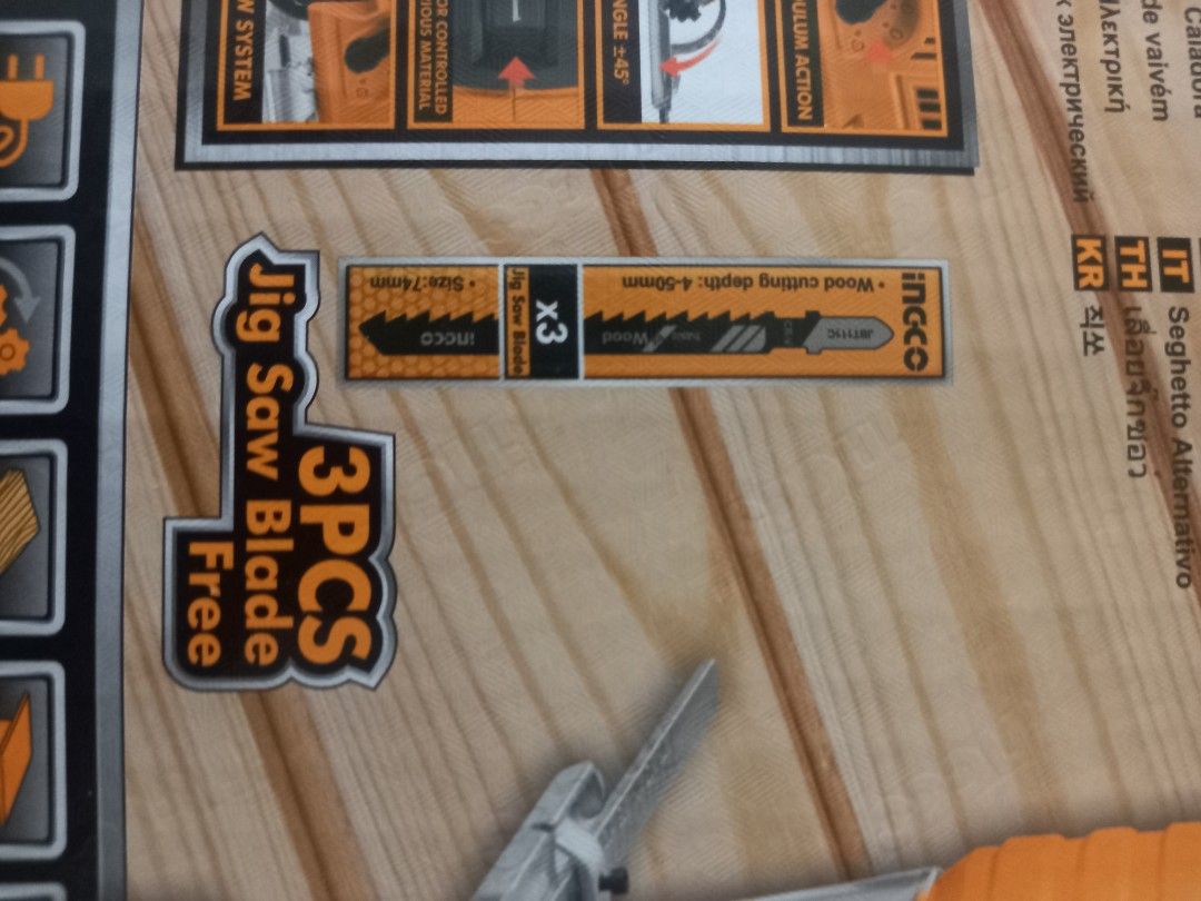 INGCO jig saw 570w JS57028, Furniture & Home Living, Home Improvement ...